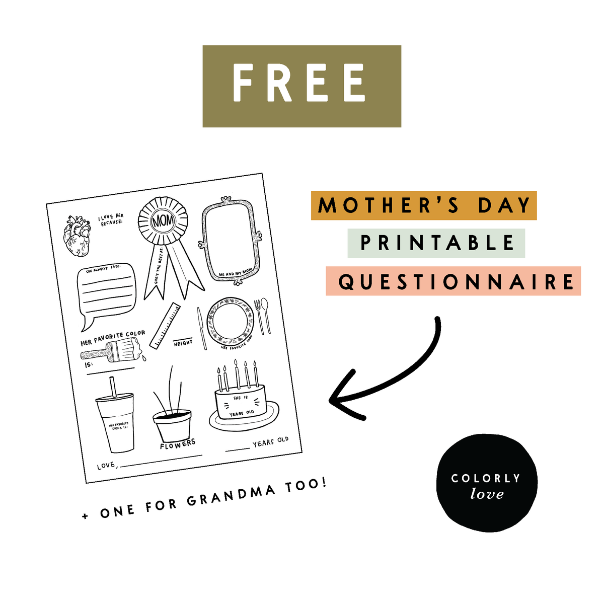 Mother's Day Freebie – Colorly Love