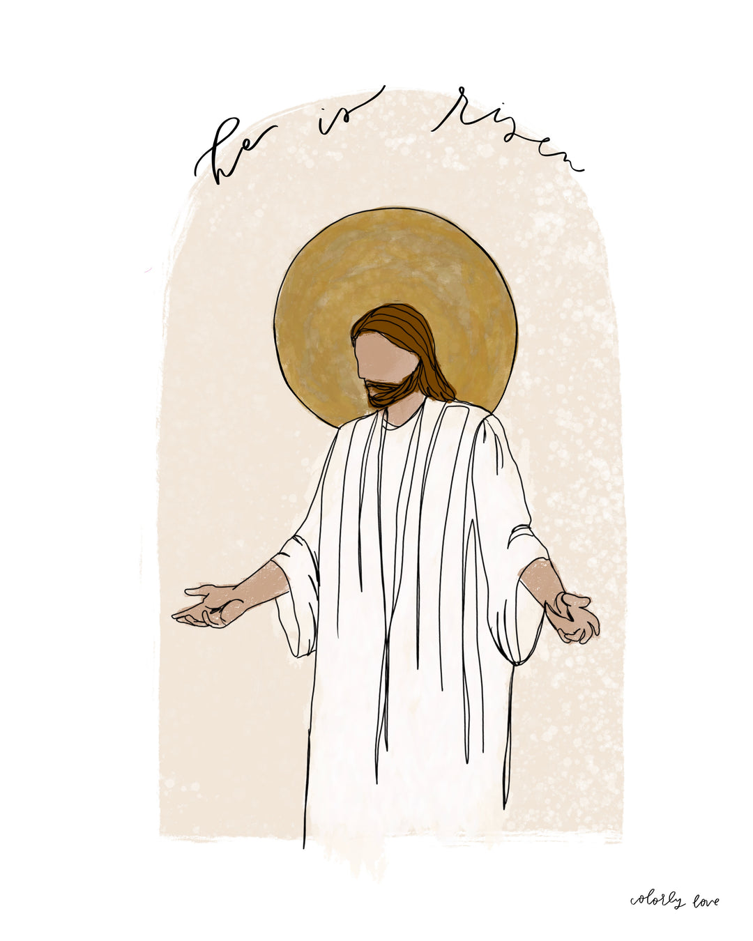 He Is Risen 8x10 Prints – Colorly Love